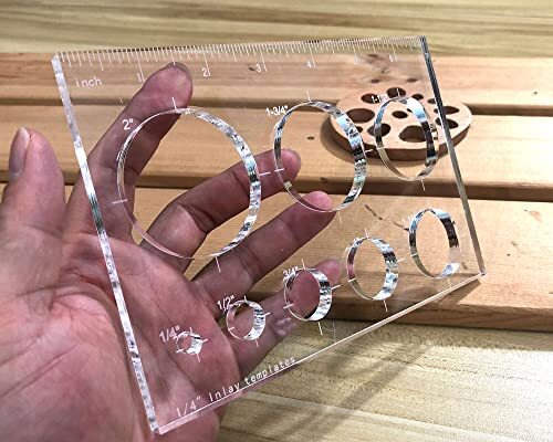 8 in 1 Router Jigs Template Router Templates for Woodworking Circle Key ...