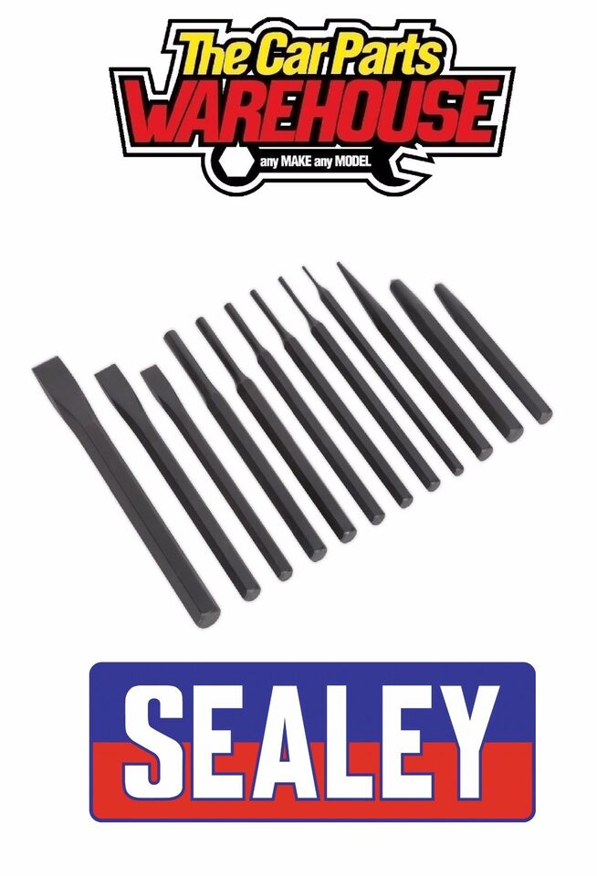 Sealey S0802 Punch & Chisel Set 12pc 12 Pieces Hardened and tempered | eBay