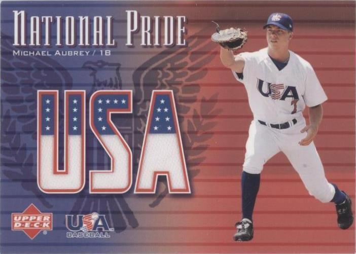 2003 Upper Deck - National Pride Michael Aubrey #NP-MA (MEM, RC) for ...
