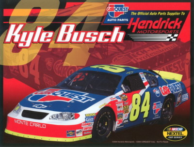 2004 Kyle Busch Carquest "Red" Chevy Monte Carlo NASCAR Nextel Cup Hero ...