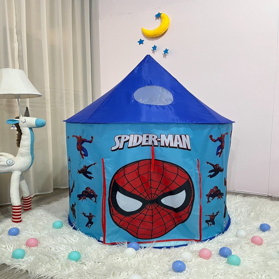 Play Tent for Kids ~ Spiderman Avengers ~ Superheroes Foldable Pop-Up ...