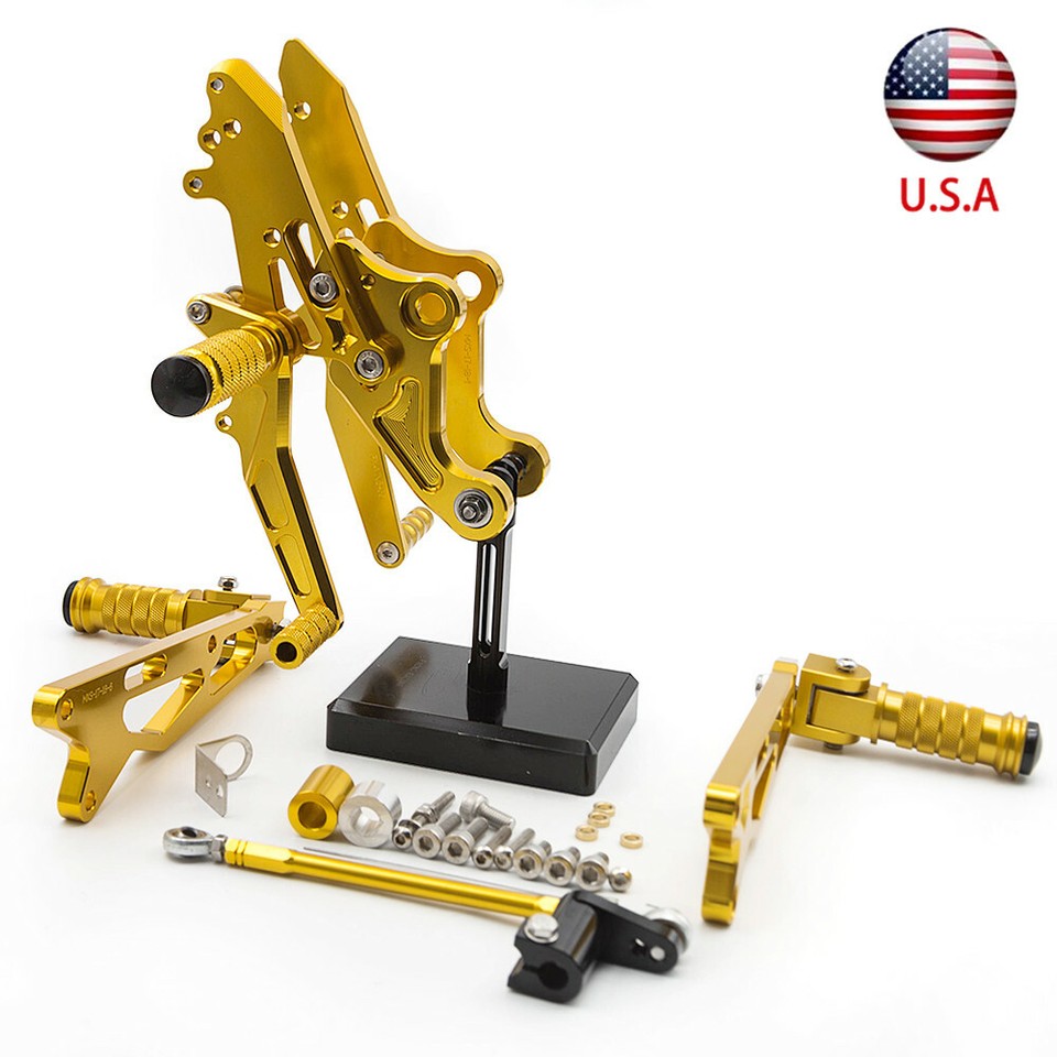 For MSX125 Grom 2016-2020 CNC Rearset Footrest Footpeg Pedals GP Rear ...