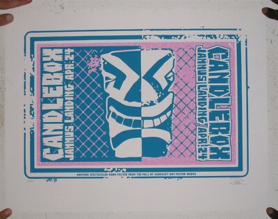 Candlebox Poster Silkscreen Janus Landing April 24 Signed and Numbered ...