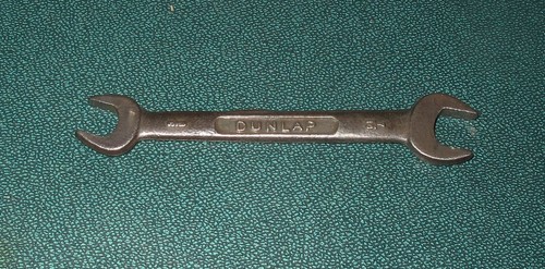 Vintage DUNLAP 3/8" x 7/16" Open End -V- Series Wrench | eBay