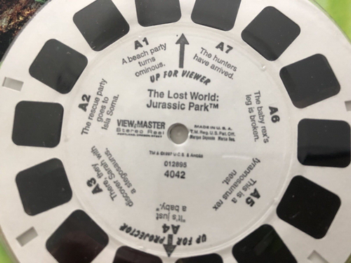 Vintage 1997 LOST WORLD JURASSIC PARK Tyco View-Master 3-D Reels NOC | eBay