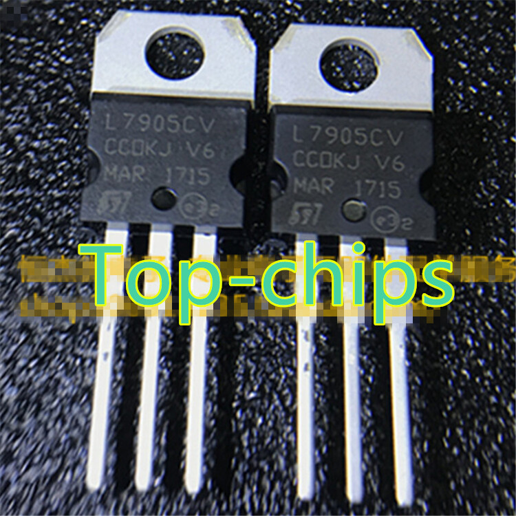 50 PCS L7905CV TO-220 LM7905 L7905 7905 5V 1.5A Negative voltage ...