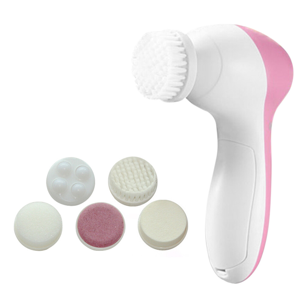 Portable Electric Facial Cleanser Brush Face Wash Skin Pore Cleaner ...