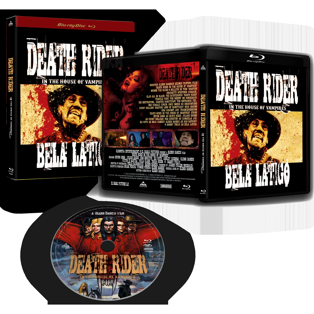 DEATH RIDER in the House of Vampires (Bela Latigo) Blu-Ray Danny Trejo ...