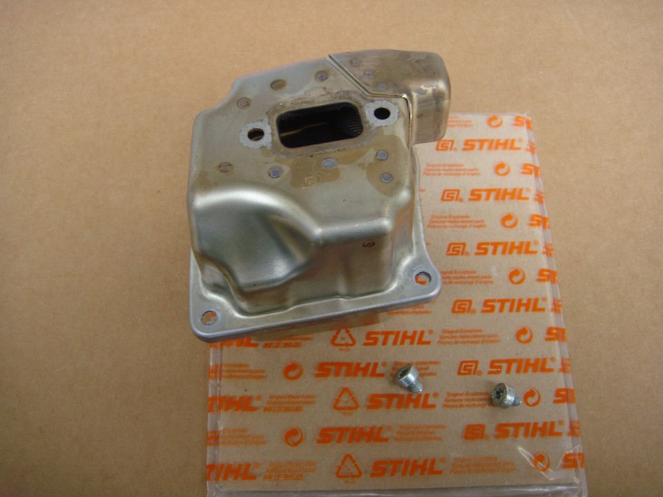 GENUINE STIHL MS362 MS362C MS400 MS400C CHAINSAW 2 PIECE MUFFLER - BOTH ...