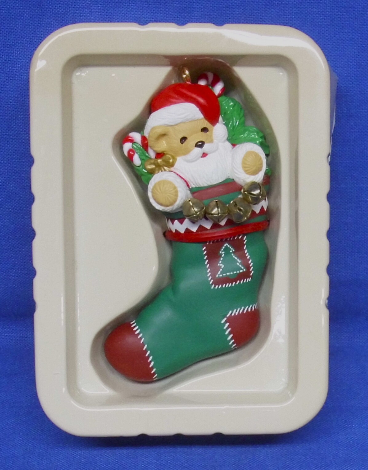 Hallmark Get Hooked on Collecting Ornament Only Santa Bear in Stocking ...