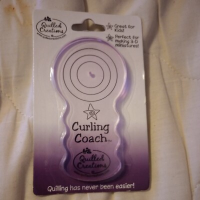 NEW Quilled Creations Curling Coach Quilling Tool Crafting 3D ...