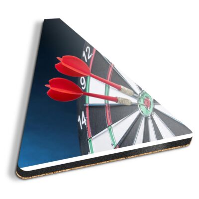 1x Triangle Coaster - Dart Board Pub Game Darts #15873 | eBay UK