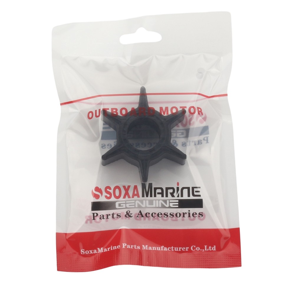 Soxa Marine Outboard Water Pump Rubber Impeller & Key for Yamaha 40-70 ...