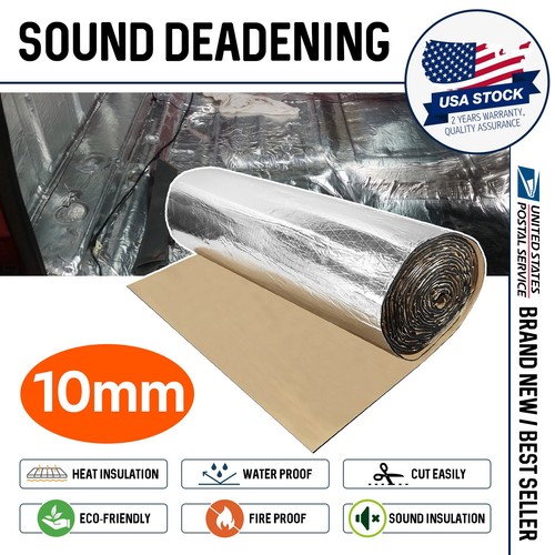 80"x40" Sound Deadener Noise Deadening Mat Car Heat Shield Insulation ...