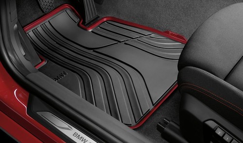 BMW 51472348156 Sport Line All-Weather Floor Mats (Set of 2 Front Mats ...