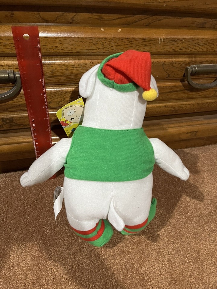 BRIAN GRIFFIN RARE FAMILY GUY HOLIDAY XMAS ELF PLUSH TOY NWT | eBay