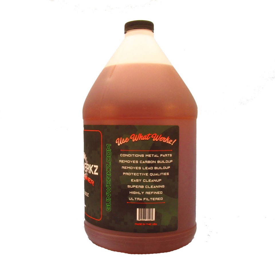 Gun Cleaner-1 Gallon Gun-Werkz NonToxic Gun Cleaning Fluid/Solvent ...