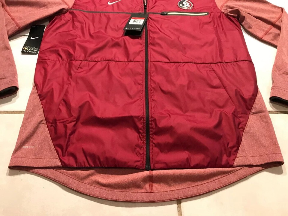 NWT NIKE SHIELD Florida State Seminoles Full Zip Jacket Men’s Large | eBay