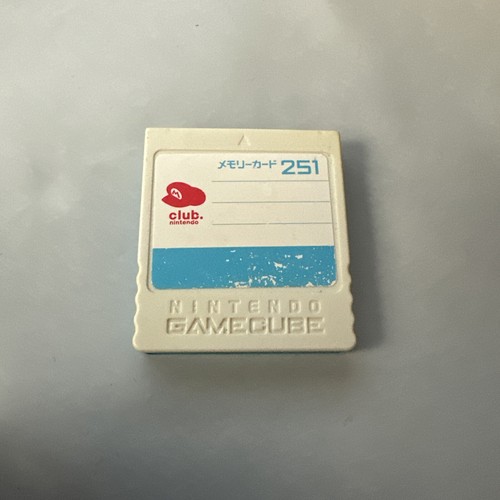 Club Nintendo Official GameCube White Blue Memory Card 251 RARE from ...