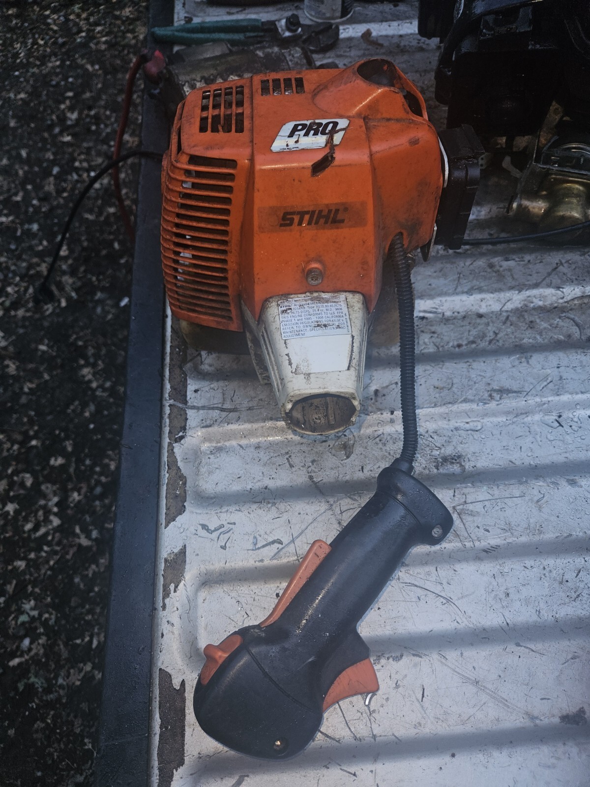 Stihl Fs86 Fs 86 Engine Runs Good For Parts Repair | eBay