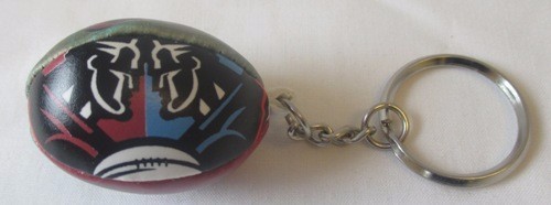 33879 QLD SOO MAROONS NRL SOFT FOOTBALL KEY RING KEYRING QUEENSLAND ...