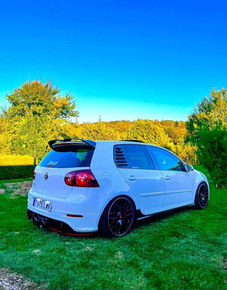 VW Golf MK5 GTI R32 R Oettinger Style Gloss Black Rear Roof Spoiler ...