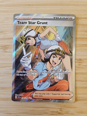 Team Star Grunt 242/198 (SVI) Scarlet & Violet Base NM Full Art Pokemon ...