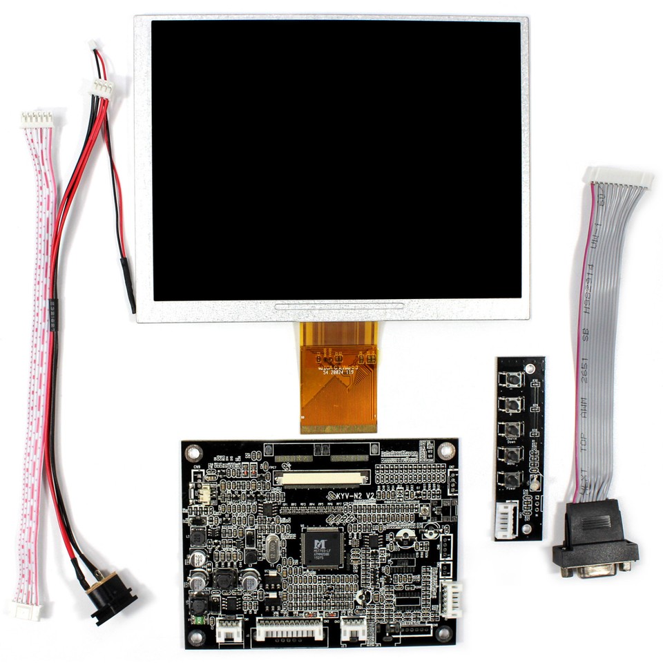 VGA LCD Controller Board KYV-N2 V2 7" A070SN02 800x600 Lcd Screen | eBay