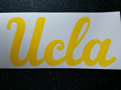 UCLA Vinyl Decal 5.5" W. Car Truck Window Laptop Cornhole Boards Locker ...