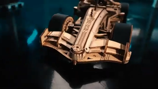 ROBOTIME ROKR DIY 3D Wooden Jigsaw Puzzle Model Kit Toy Gift F1 Racing ...