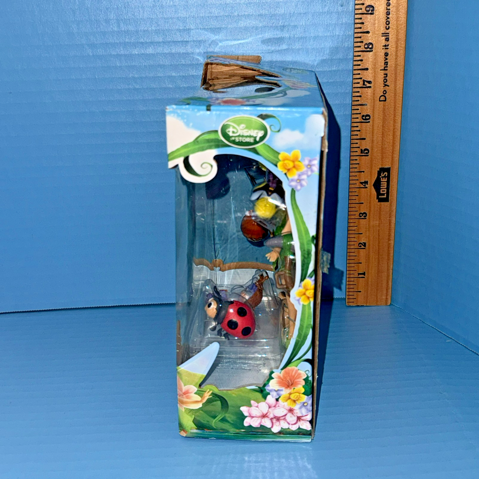 Disney Store Tinkerbell & Terence Fairy Doll 5.5" Figures Playset New ...