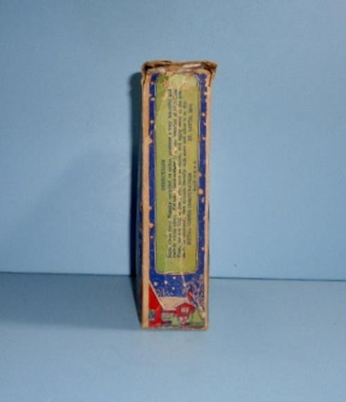 VINTAGE FIRE PROOF SANTA CLAUS MICA SNOW FLAKES ORIG CARDBOARD BOX ...