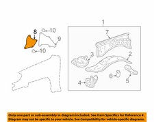 53721-04020 Toyota Retainer Fender Apron RH 5372104020 for sale online ...