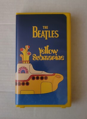 The Beatles Yellow Submarine [1999, VHS] Yellow Clamshell Case ...