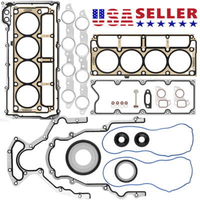 New LS Gasket Set Kit &LS9 Head Gaskets LS1/LS6/LQ4/LQ9/4.8/5.3/5.7/6 ...