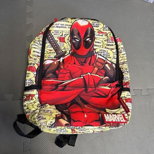 SPRAYGROUND Backpack MARVEL DEADPOOL Red Laptop Tablet Book Pouch | eBay