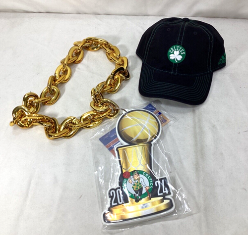 NBA Boston Celtics World Champions Trophy Fan Chain Medal Necklace ...