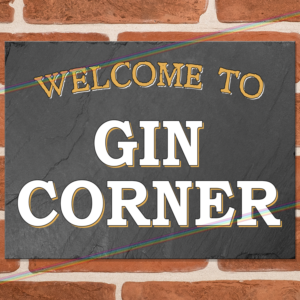 Awesome Garages Home Bars GIN CORNER Metal Signs Man Cave Gift Shed
