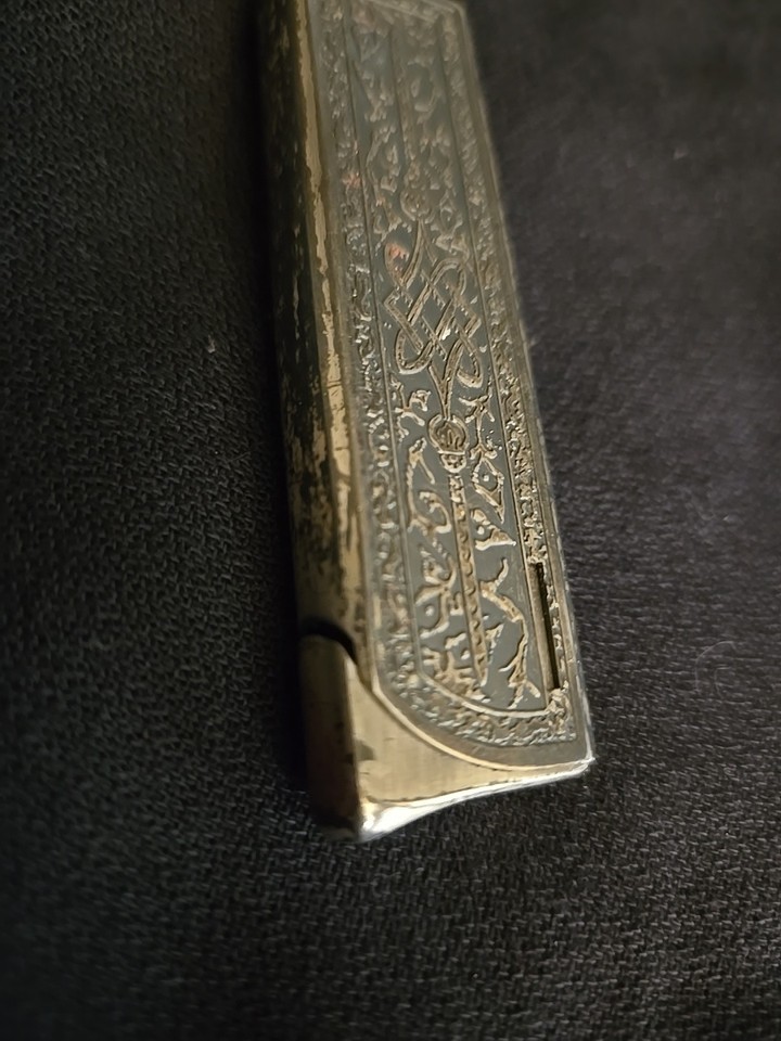 Vtg FLAMEX Brougham II Electronic Lighter Piezo Hieroglyphic Design ...