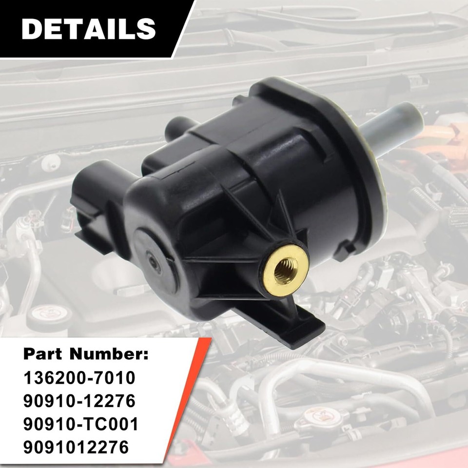 1X 90910-12276 Vapor Canister Purge Valve Solenoid For Toyota 4Runner ...