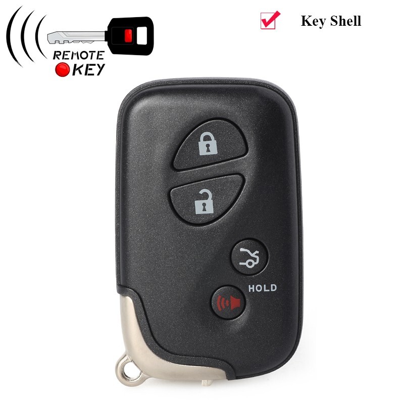 For Lexus GX IS250 ES350 GS350 LS460 4 Buttons Smart Remote Key Shell ...