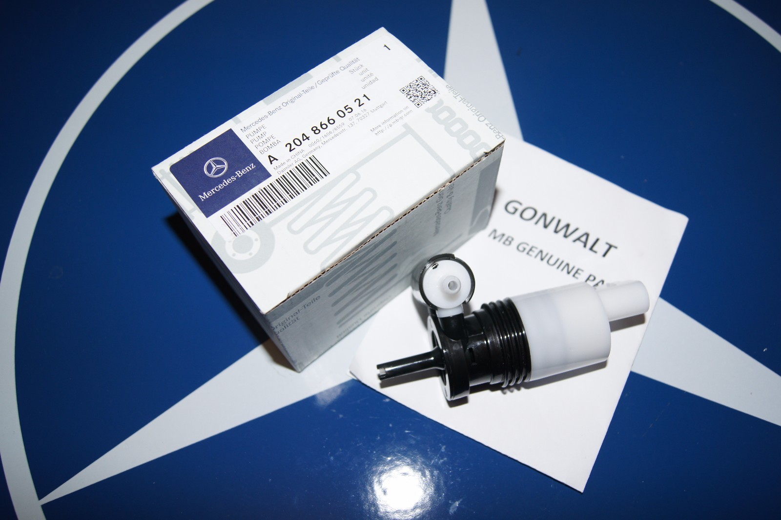 Mercedes Benz Genuine Windshield Washer Pump GLK350 2010-2015 OE ...