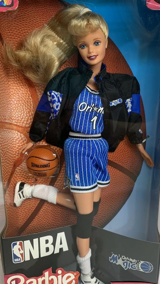 Barbie Doll 1998 NBA Orlando Magic Authentic NBA Team Uniform Mattel ...