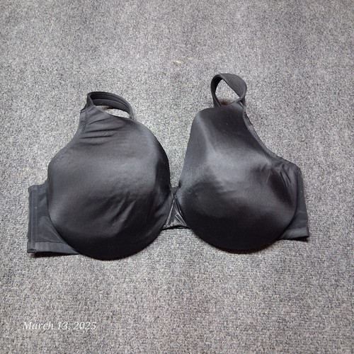 Cacique Bra Women Size 44 DD Solid Black Underwired Full Coverage | eBay
