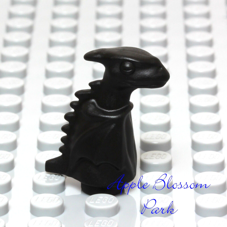 NEW Lego Lot/3 BABY DRAGON -Norbert Statue Minifig/Minifigures -Black ...