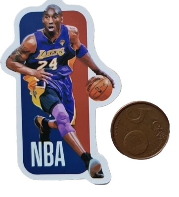 Autocollant Basketball NBA Sticker PVC Kobe Bryant Lakers Black Mamba ...