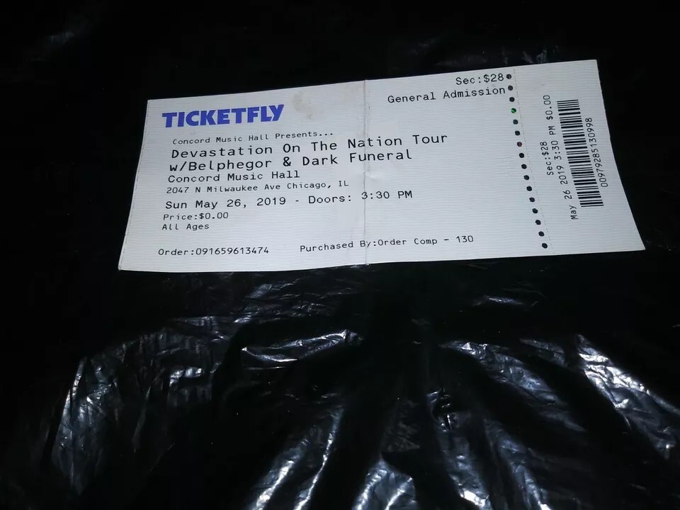 Belphegor Dark Funeral Incantation + Chicago 5/26/19 2019 Concert ...
