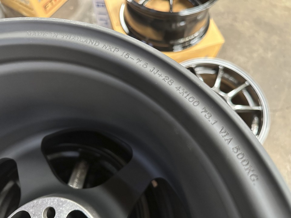 15x7.5 AOW SPOON Flow Formed (4 Wheel) 4x100 Honda Toyota Mazda Acura ...