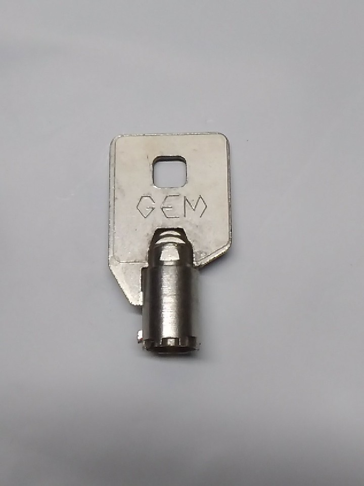 GEM ARCADE VENDING MACHINE SLOT TUBULAR BARREL KEY ACE CHICAGO L6122 L ...