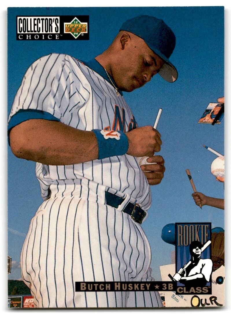 1993 COLLECTOR'S CHOICE BUTCH HUSKEY NEW YORK METS #10 | eBay